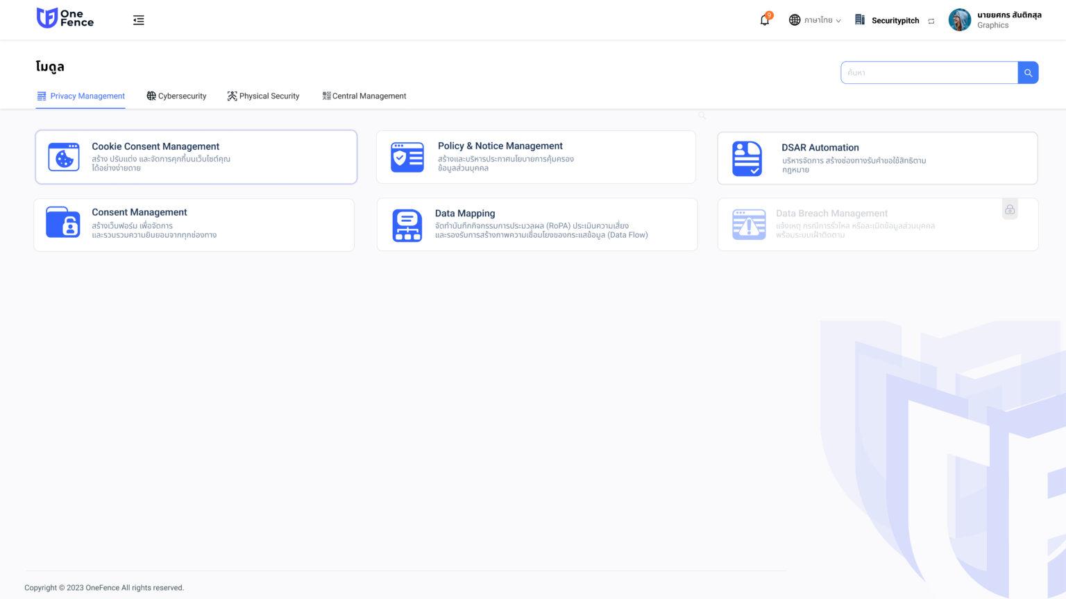 Privacy Management รองรับกฎหมาย PDPA อย่างไร? | OneFence.co